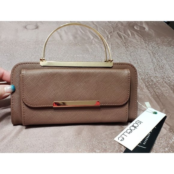 Isabelle | Bags | Isabelle Handbag Vegan Faux Leather With Removable ...